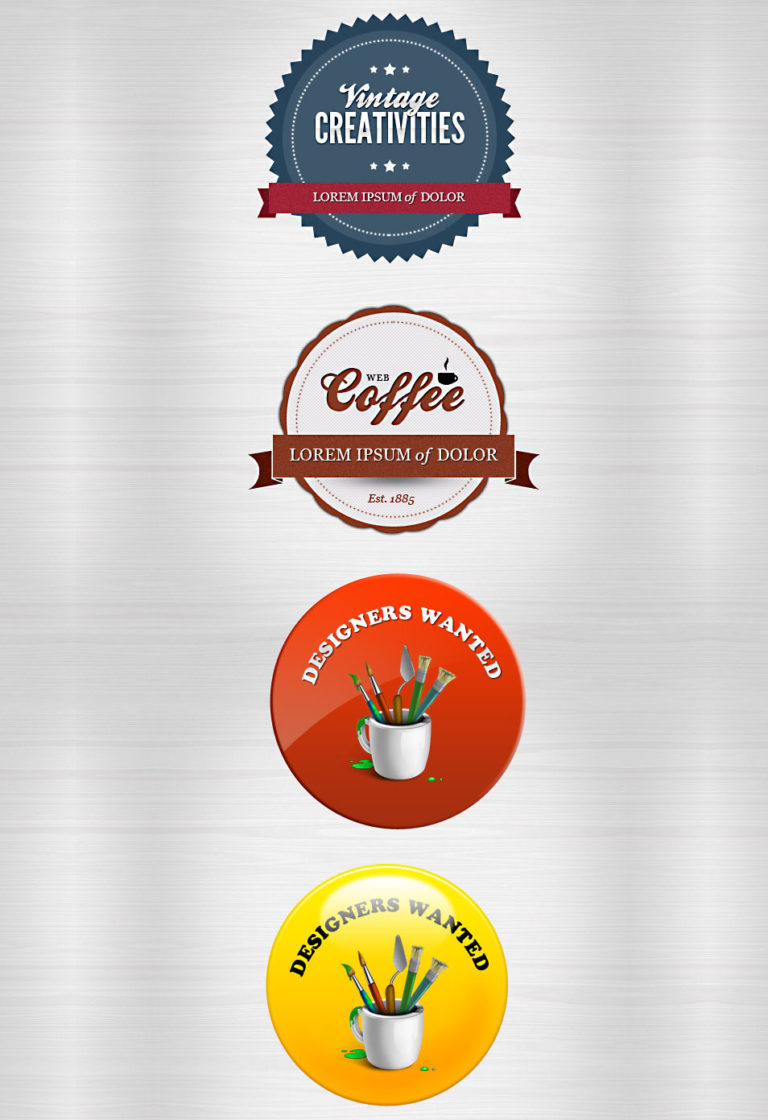 120+ Free Badges Vector & PSD Templates - PSD Templates