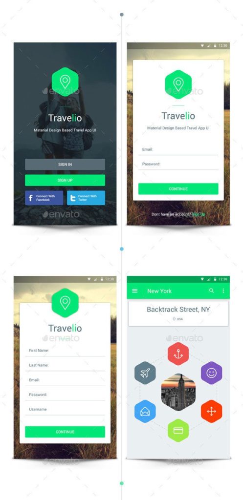 50+ Best Mobile App UI Design PSD Templates - PSD Templates